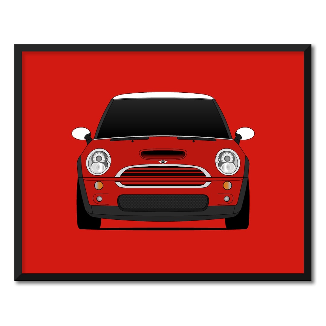 Mini Cooper S R53 2000-2006 1st Generation Inspired Car Poster Print ...