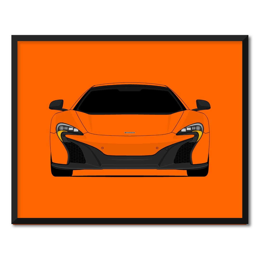 Mclaren 650S (2014-2017) Car Poster Print Wall Art Decor CX1 (unframed ...
