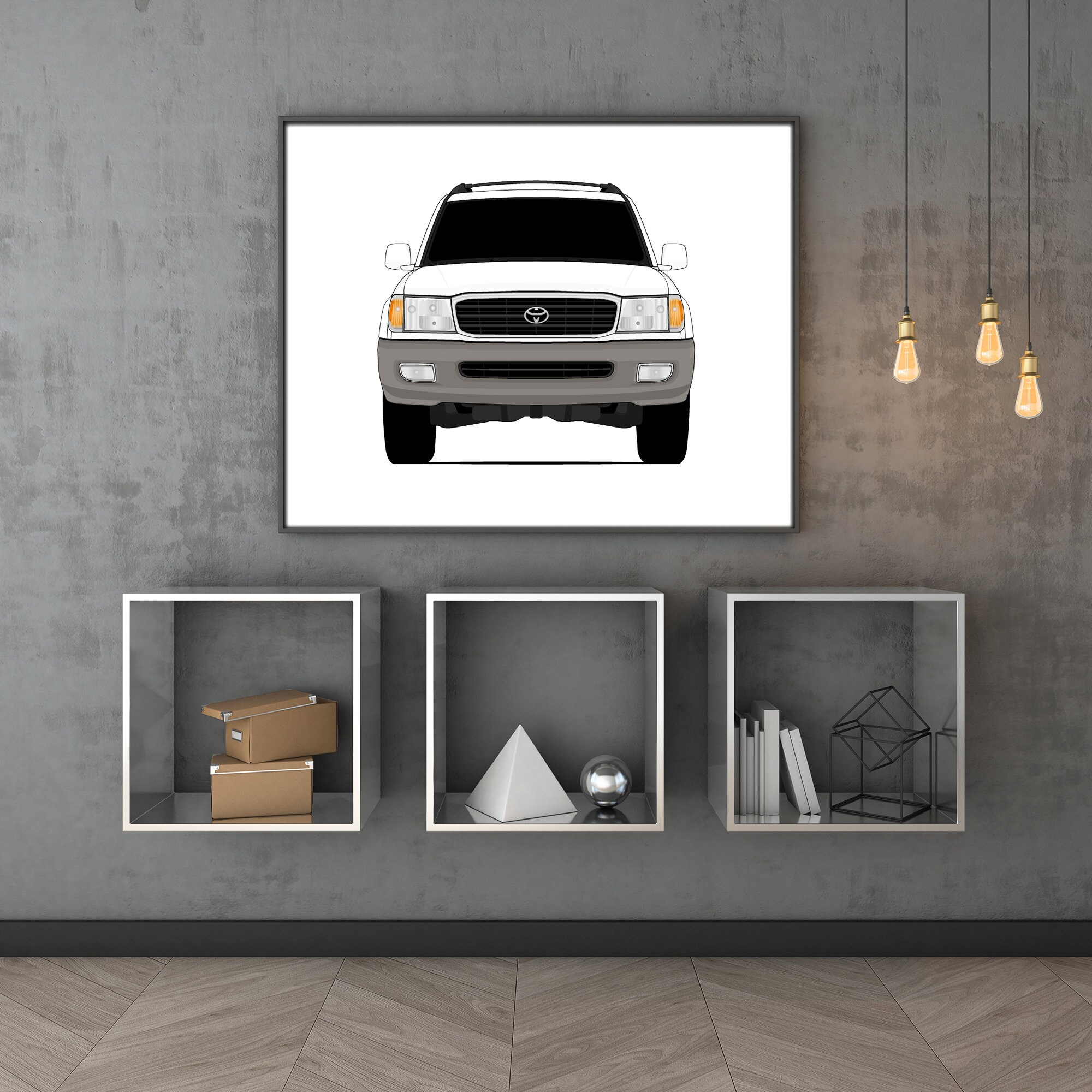 Toyota Land Cruiser (1998-2002) J100 Poster Print Wall Art Decor CX1 - Etsy