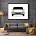 Mazda Cosmo Sport Series II L10B (1968-1972) Car Poster Print Wall Art ...