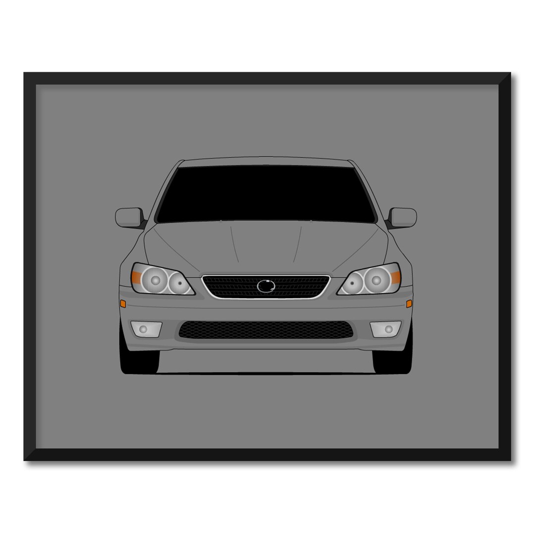 Lexus IS300 Sportback (1998-2002) Inspired Car Poster Print Wall Art ...