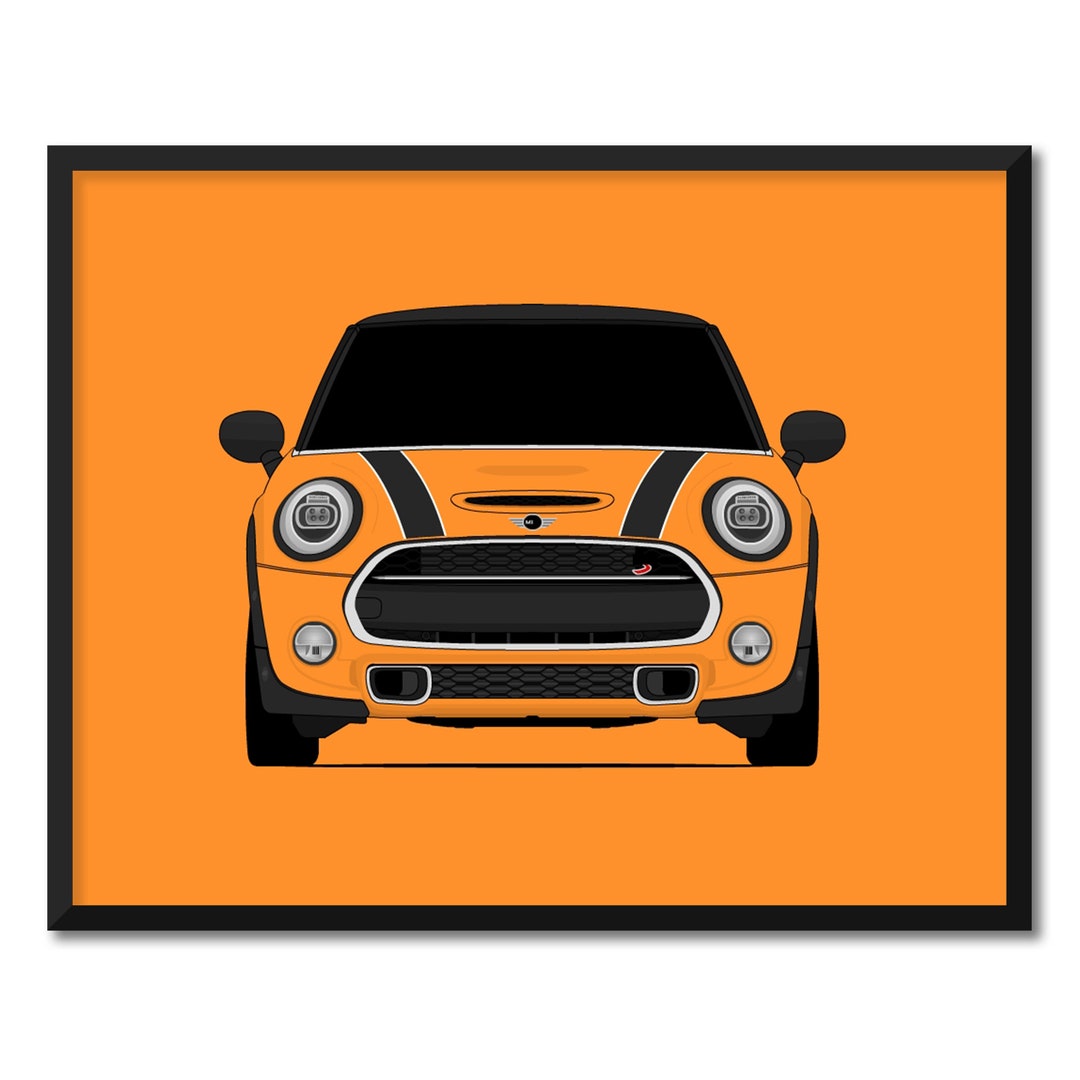 Mini Cooper S F56 (2014-2021) 3rd Generation Inspired Car Poster Print ...