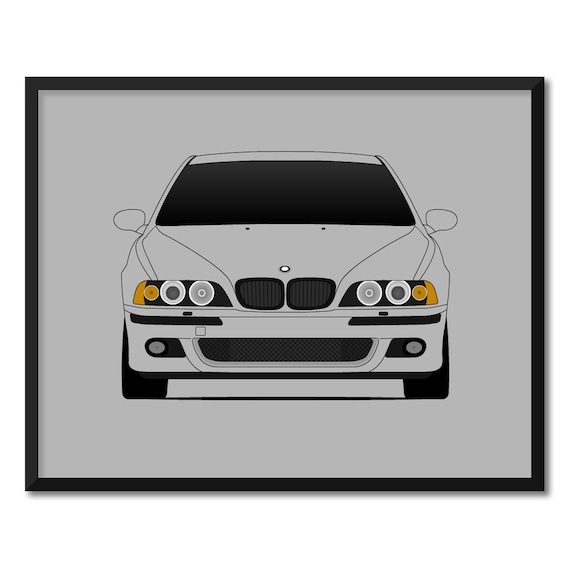 BMW M5 E39 1998-2003 Inspired Car Poster Print Wall Art - Etsy