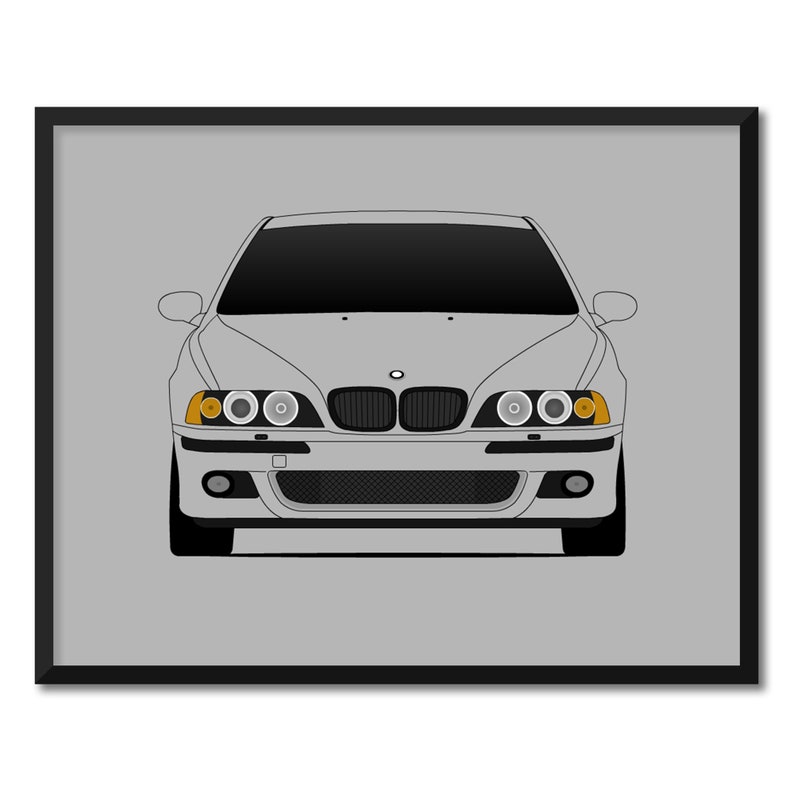 BMW M5 E39 1998-2003 Inspired Car Poster Print Wall Art - Etsy