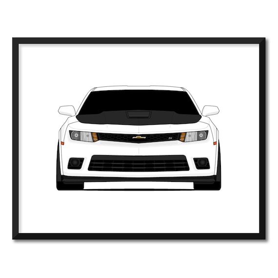 Chevy Camaro SS 1LE 2013-2015 Inspired Poster Print Wall Art | Etsy