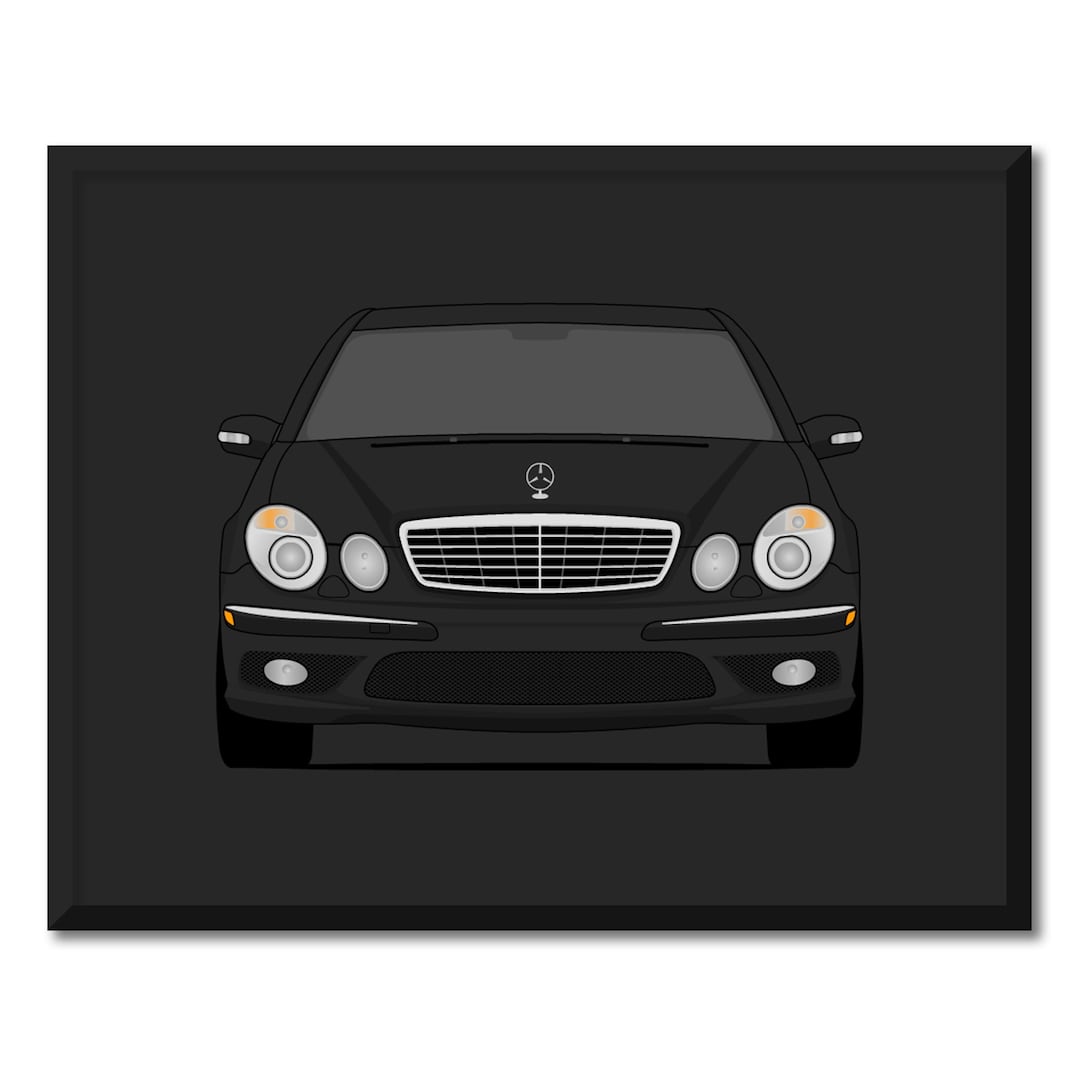 Mercedes-benz E55 W211 (2003-2006) Car Poster Print Wall Art Decor CX1 ...