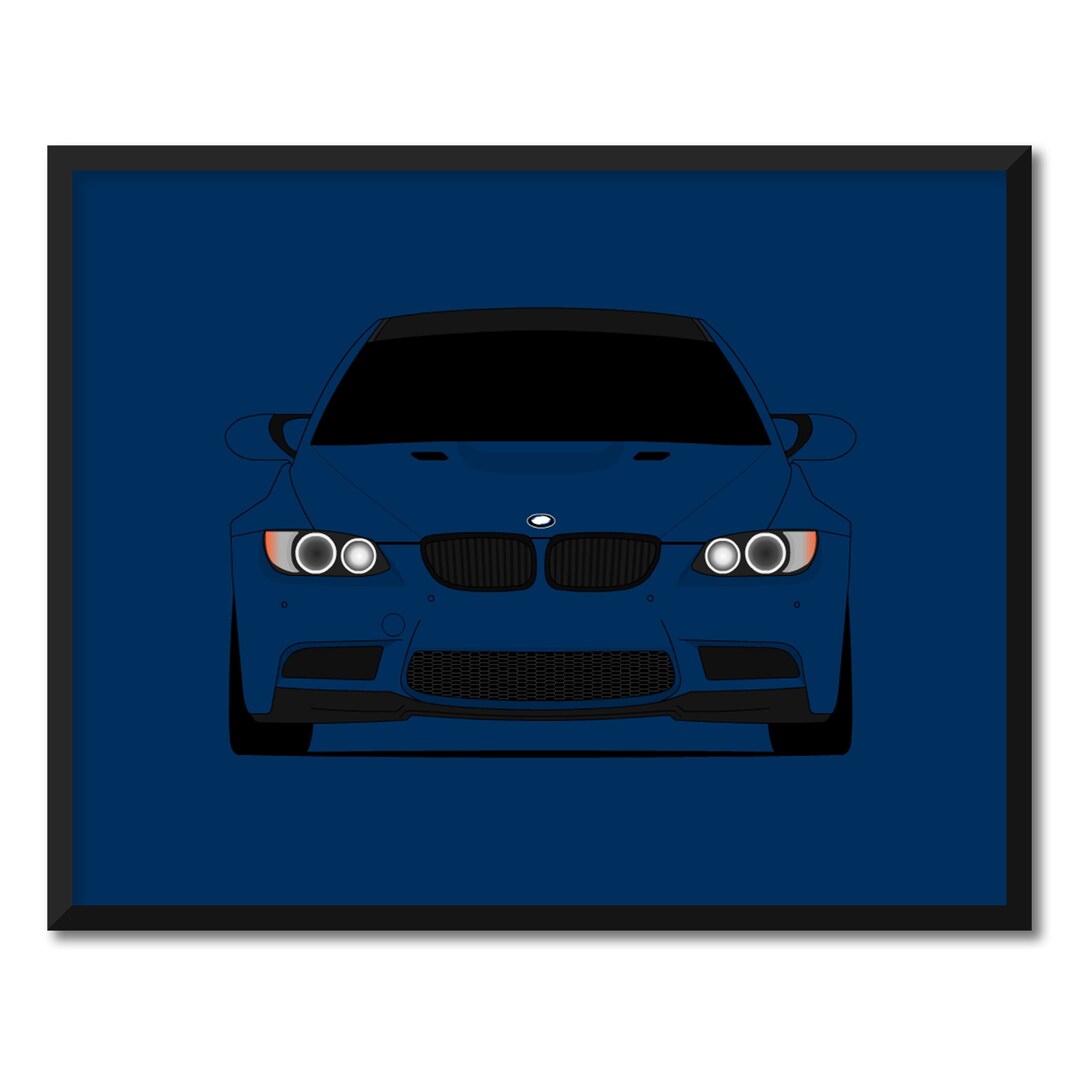 BMW M3 E92 (2007-2013) Inspired Car Poster Print Wall Art Decor BMW M ...