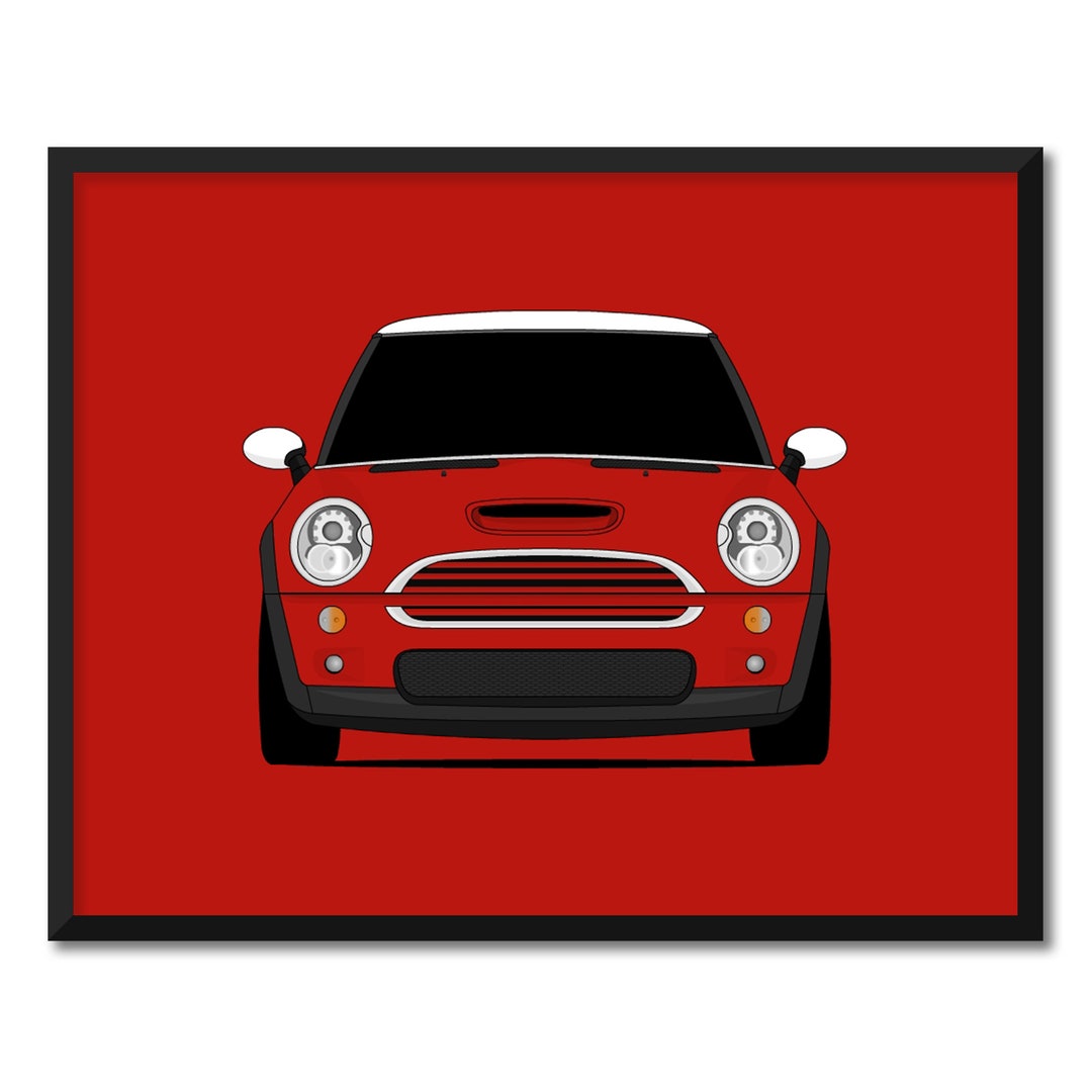 Mini Cooper S R53 2000-2006 1st Generation Inspired Car Poster Print ...