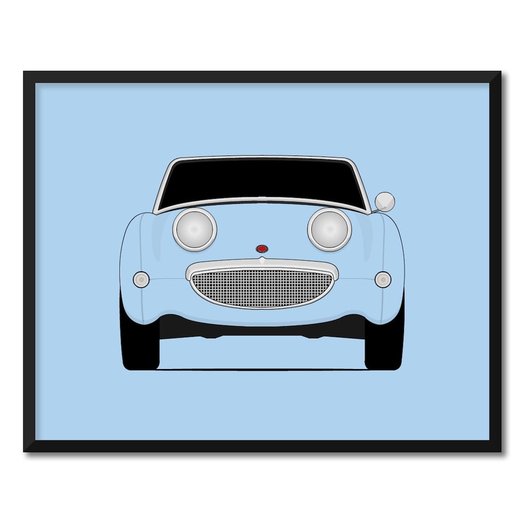 Austin Healey Sprite Frogeye Bugeye (1958-1961) Poster Print Wall Art ...