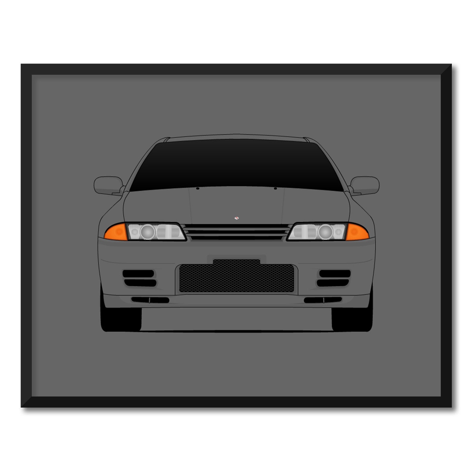 Nissan Skyline GT-R R32 1989-1994 Inspired Car Poster Print - Etsy