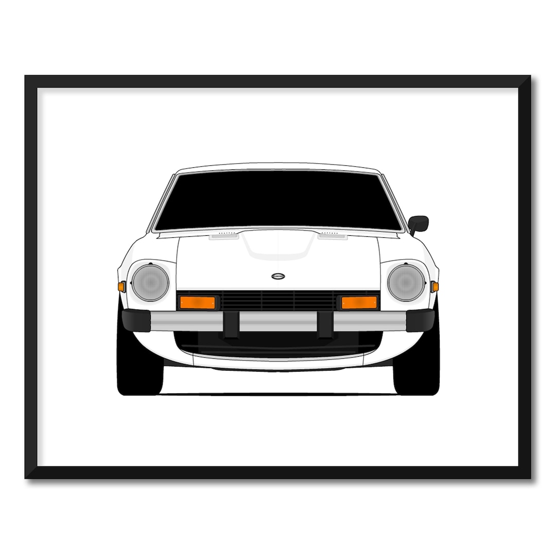 Datsun (nissan) 280Z (1975-1978) Car Poster Print Wall Art Decor CX1 ...