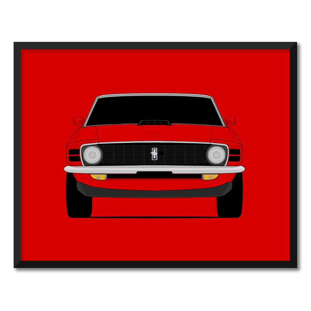 Ford Mustang 1970 Car Poster Print Wall Art Decor CX1 (unframed) - Etsy