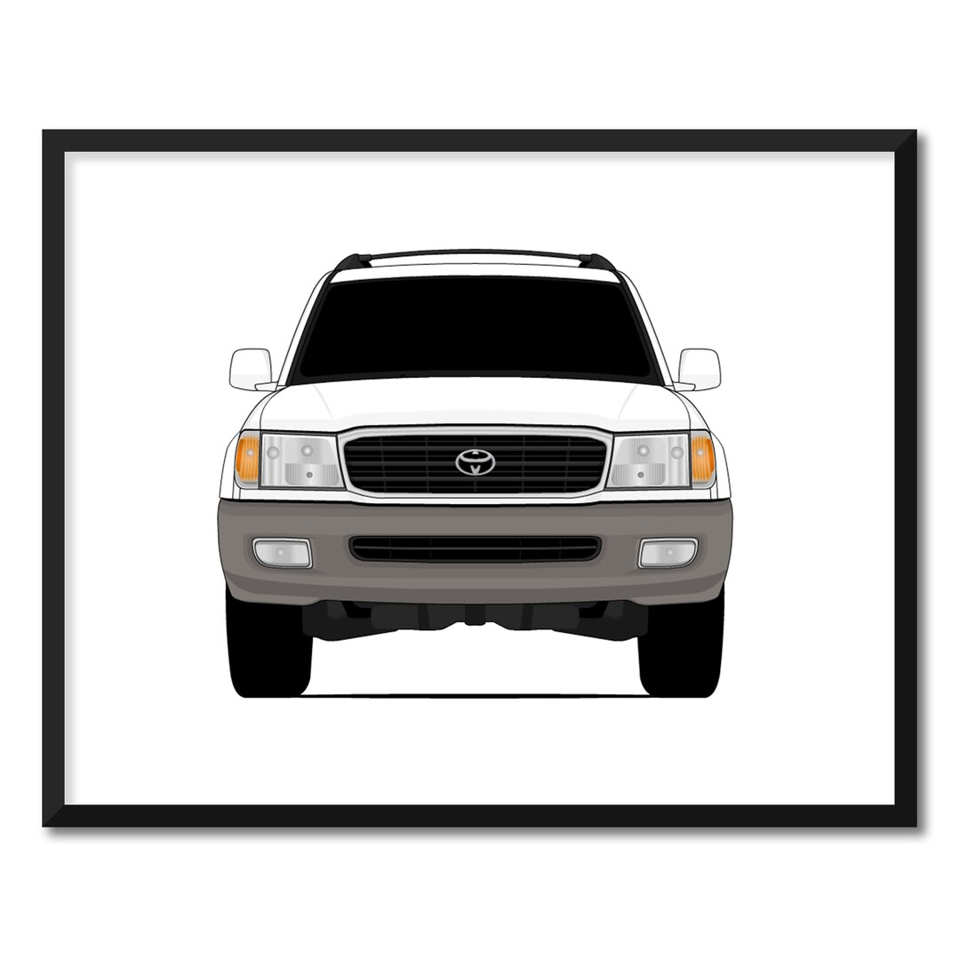 Toyota Land Cruiser (1998-2002) J100 Poster Print Wall Art Decor CX1 - Etsy