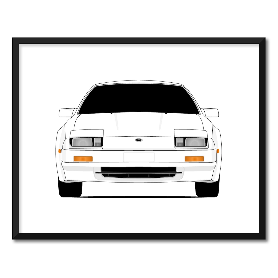 Nissan 300ZX Z31 (1983-1989) Inspired Car Poster Print Wall Art Decor ...