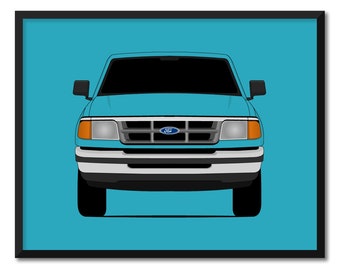 Ford Ranger Poster - Etsy UK