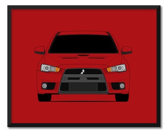 Mitsubishi Lancer Evolution Generations evo I to Evo X Inspired Car ...