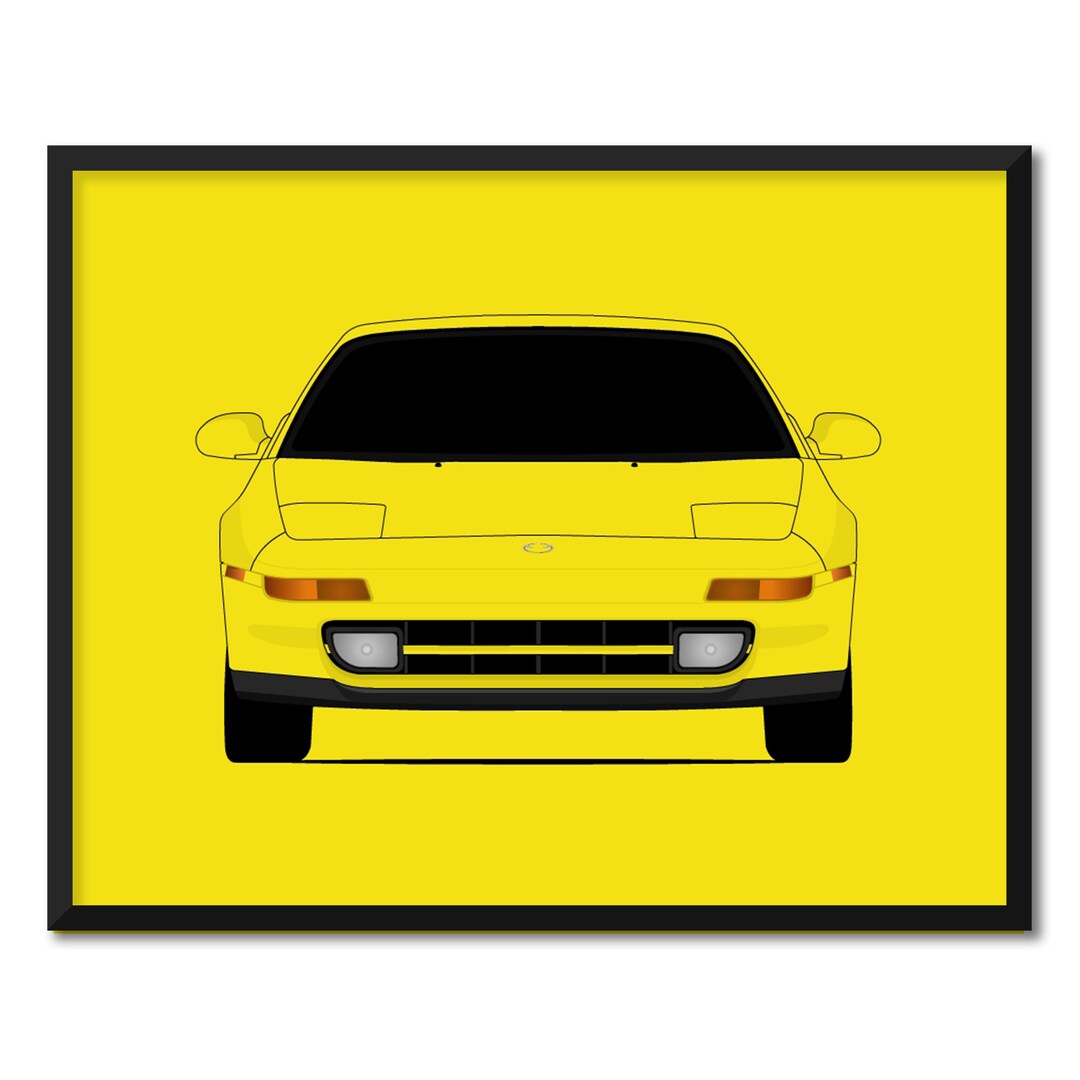 Toyota MR2 SW20 (1989-1999) 2nd Generation Car Poster Print Wall Art ...