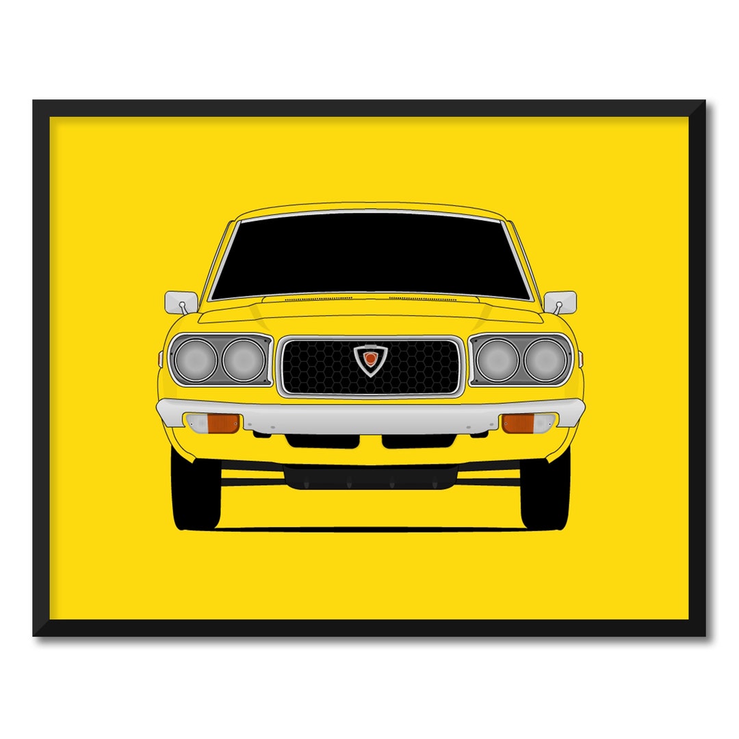 Mazda RX-3 Savanna S102 (1971-1978) 808 818 Mizer Car Poster Print Wall ...