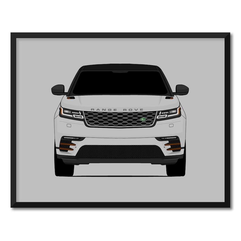 Land Rover Range Rover Velar L560 (2017-present) Car Poster Print Wall ...