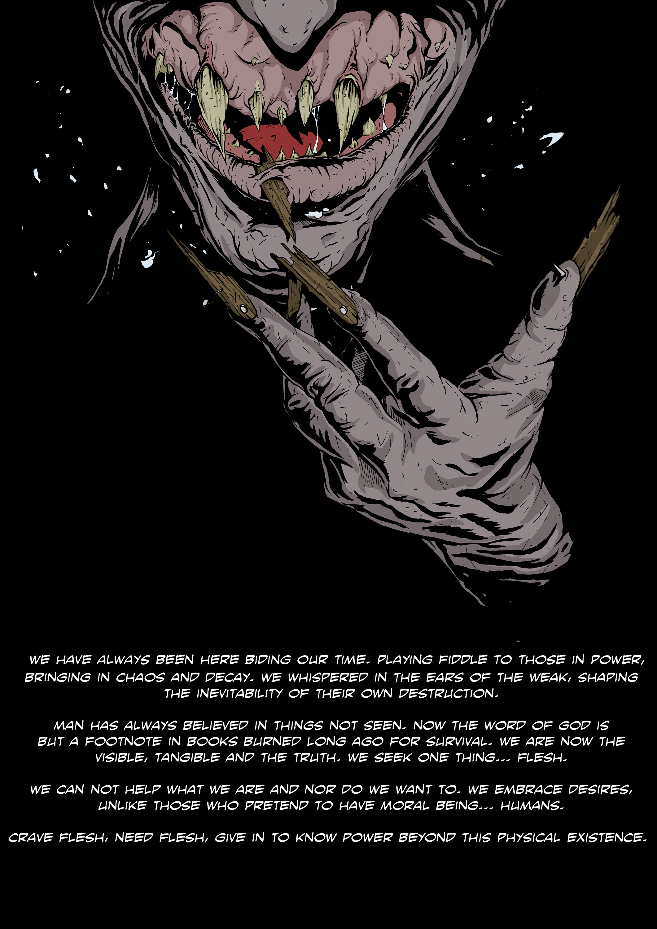 The Wretched Issue 1, Digital Download Comic by Simon Trease - Etsy
