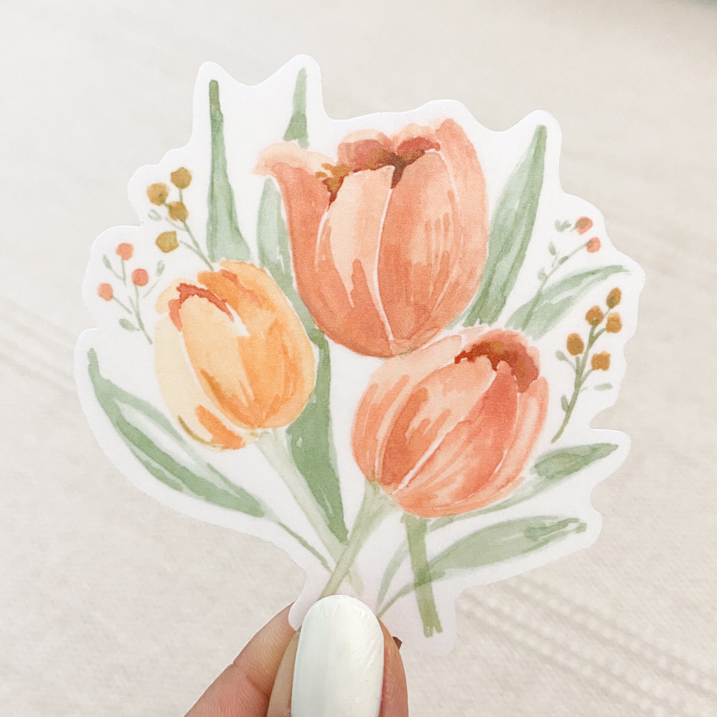Watercolor Flowers Sticker Pack Matte Glossy Clear Faith - Etsy