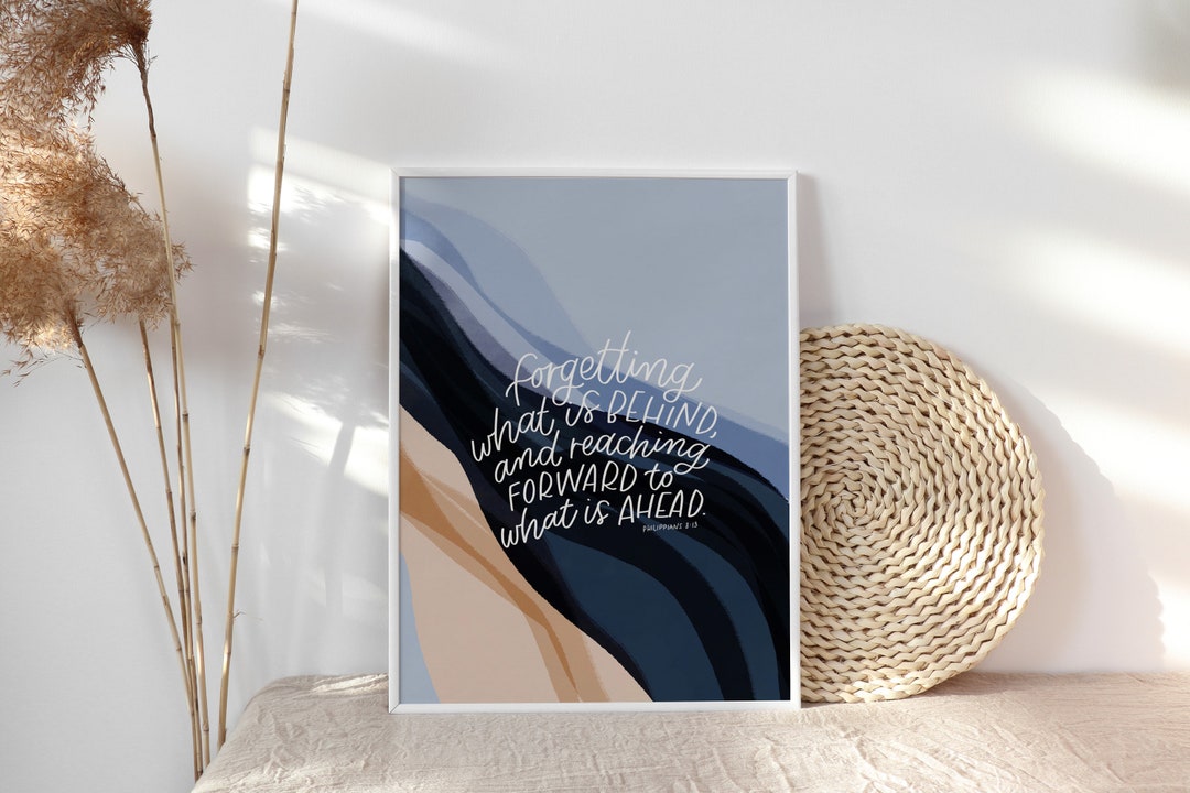 Art Print Reaching Forward - Philippians 3:13 Home Decor, Wall Art ...
