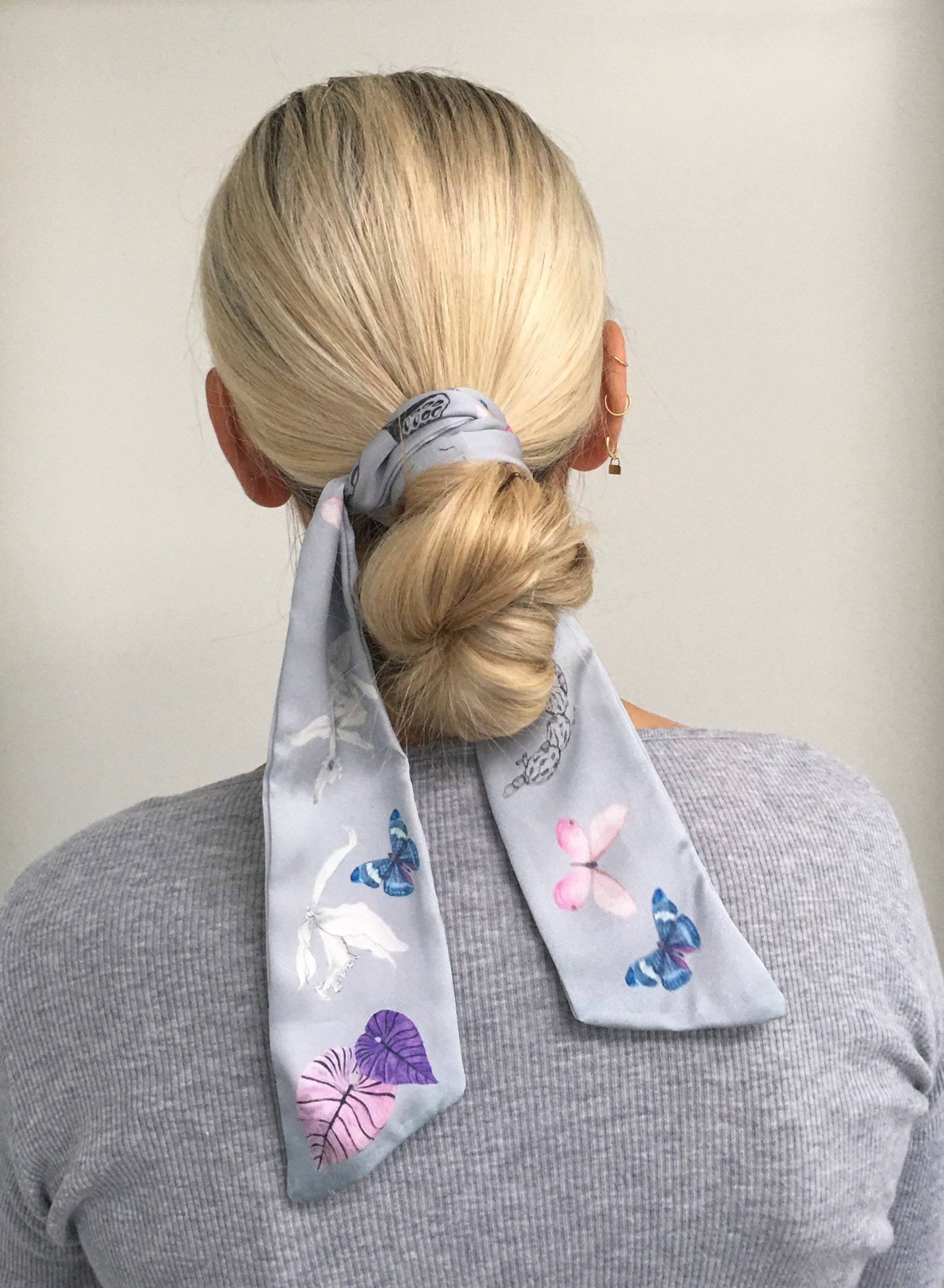 Skinny Silk Scarf Butterflies and Moths From the Amazonian Collection ...