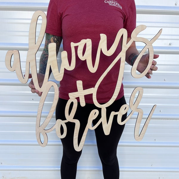 Forever Sign - Etsy