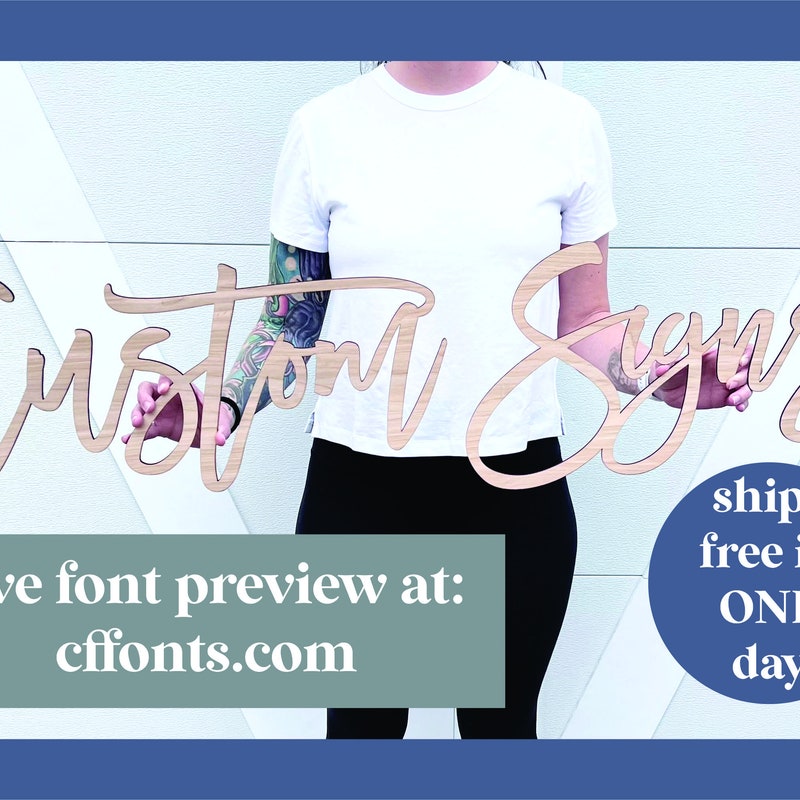 Wood Word Cutout Custom - Etsy