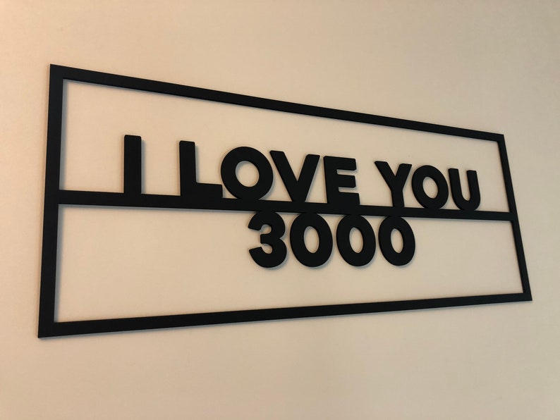 I love you 3000 marvel comics marvel avengers end game | Etsy