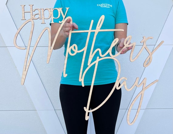 Happy Mothers Day Sign Mothers Day Sign Mothers Day Decor | Etsy