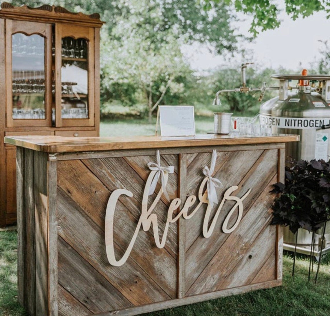 Cheers Sign Wedding Decor Wedding Decorations Party - Etsy