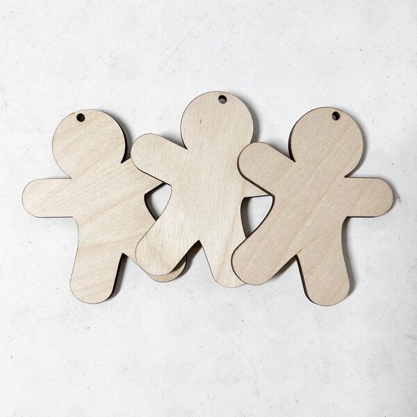 Wood Gingerbread Man - Etsy