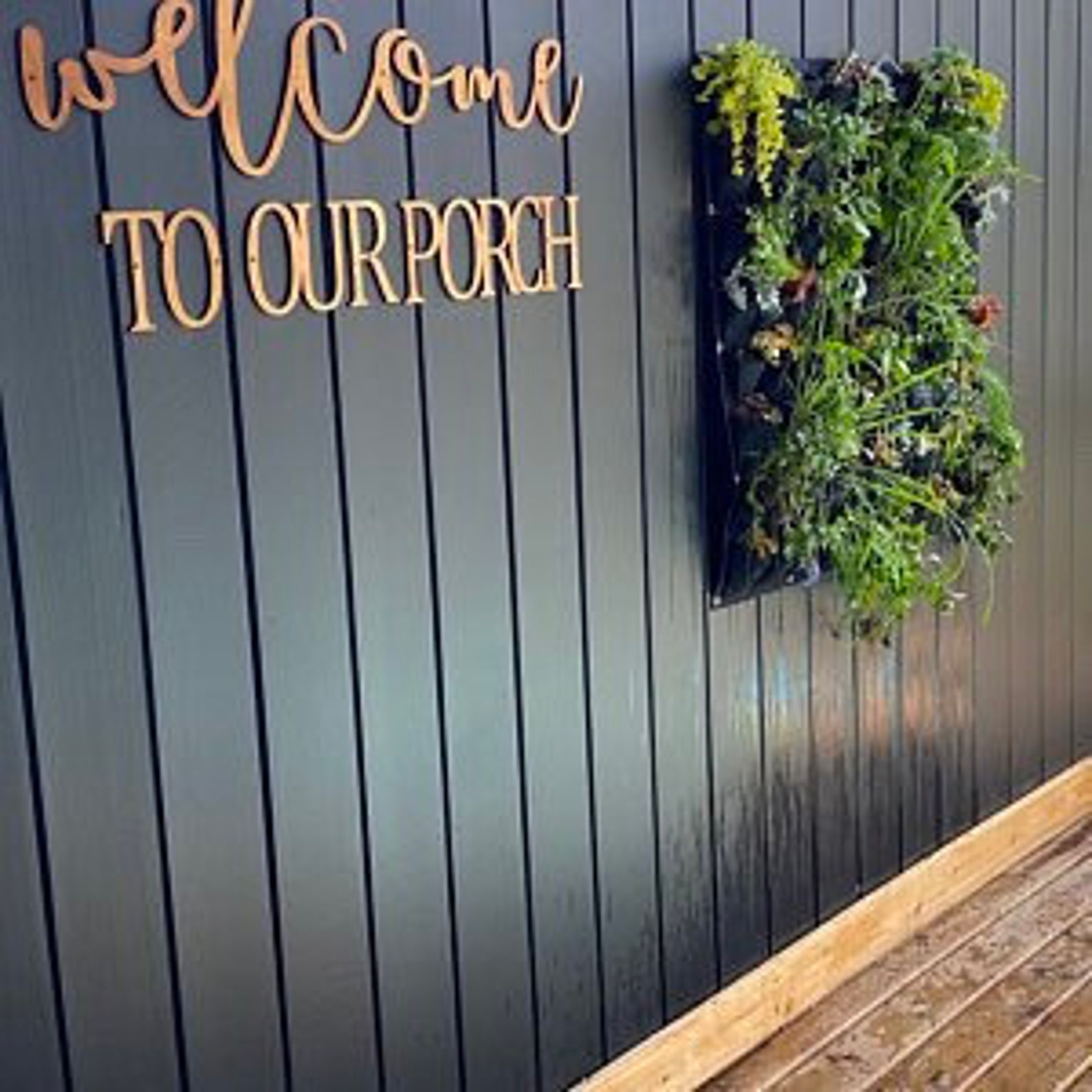 Welcome to Our Porch Wood Words Wood Word Cut Out Laser Cut - Etsy