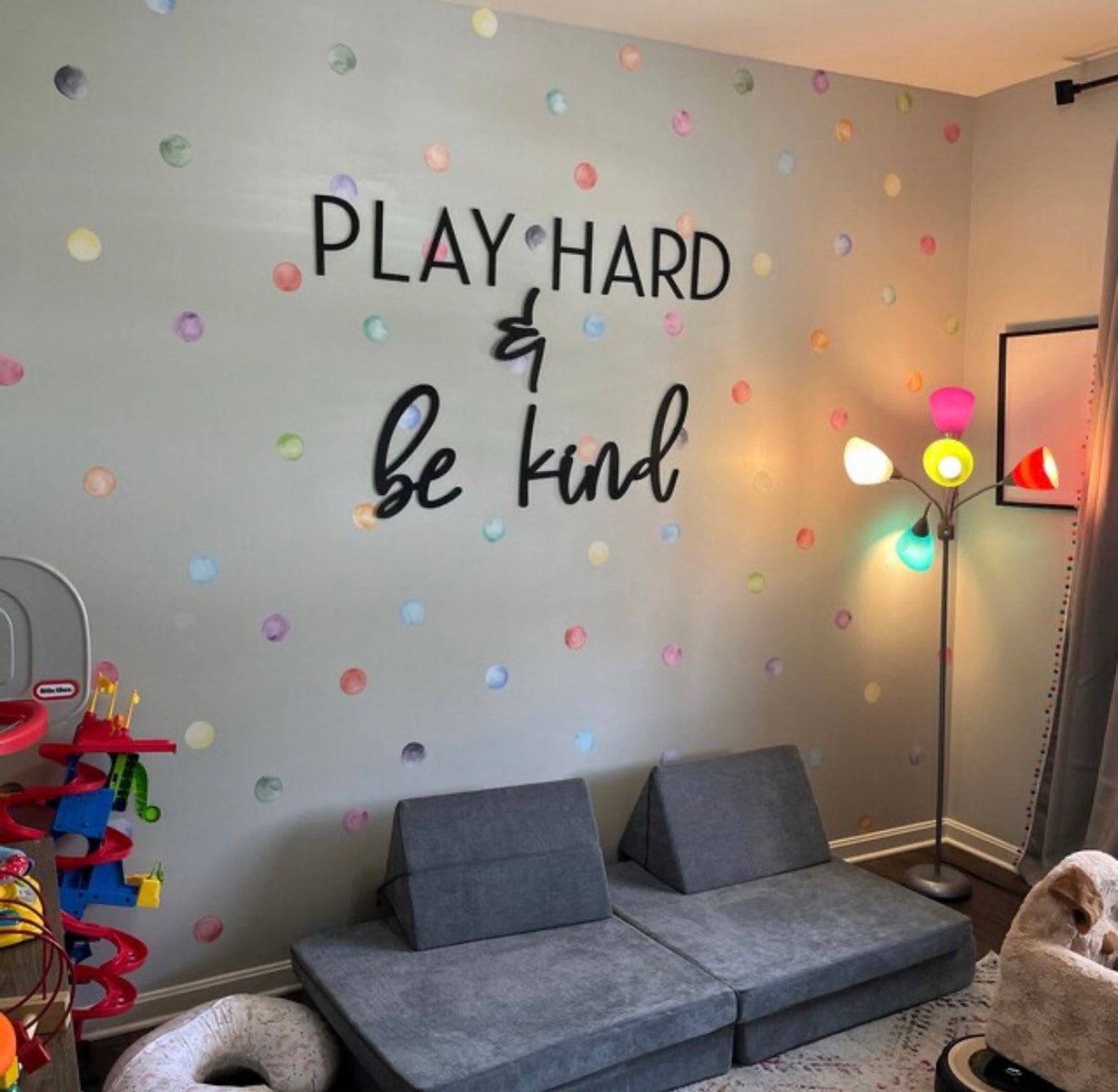 Play Hard & Be Kind Wall Sign Playroom Wall Decor Playroom - Etsy