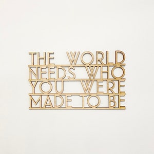 The world needs who you were made to be Joanna Gaines | Etsy