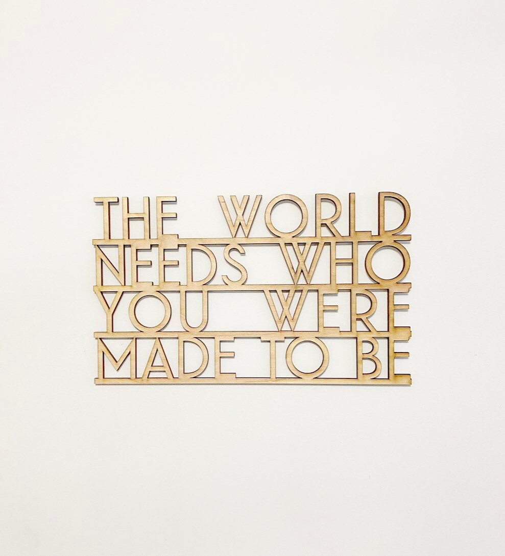 The world needs who you were made to be Joanna Gaines | Etsy