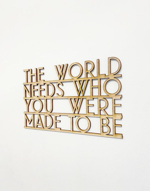 The World Needs Who You Were Made to Be Joanna Gaines | Etsy