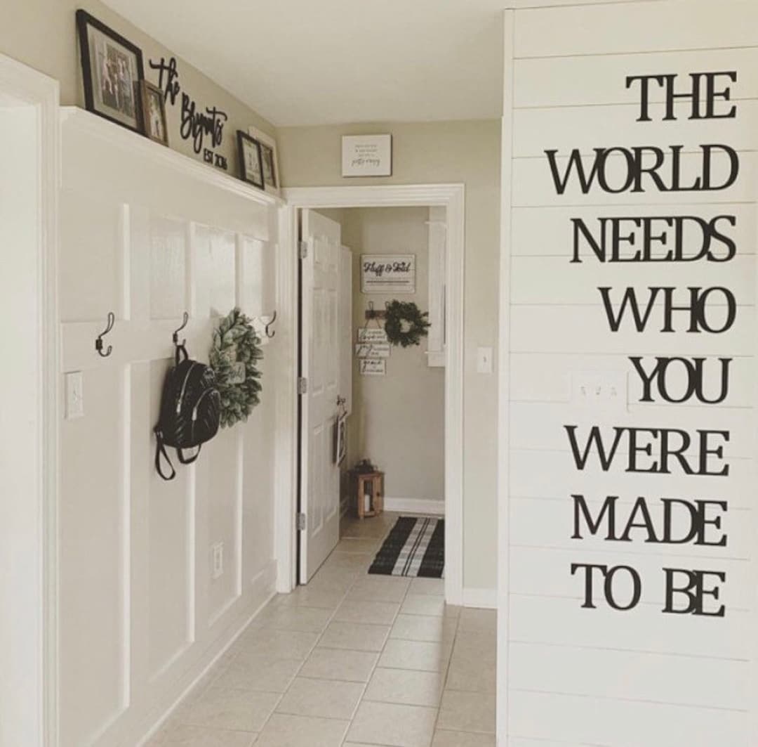 The World Needs Wooden Wall Art, Inspirational Wall Decor - Etsy