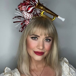 Custom Christmas Headpiece, Holiday Headband, Festive Fascinator - Etsy