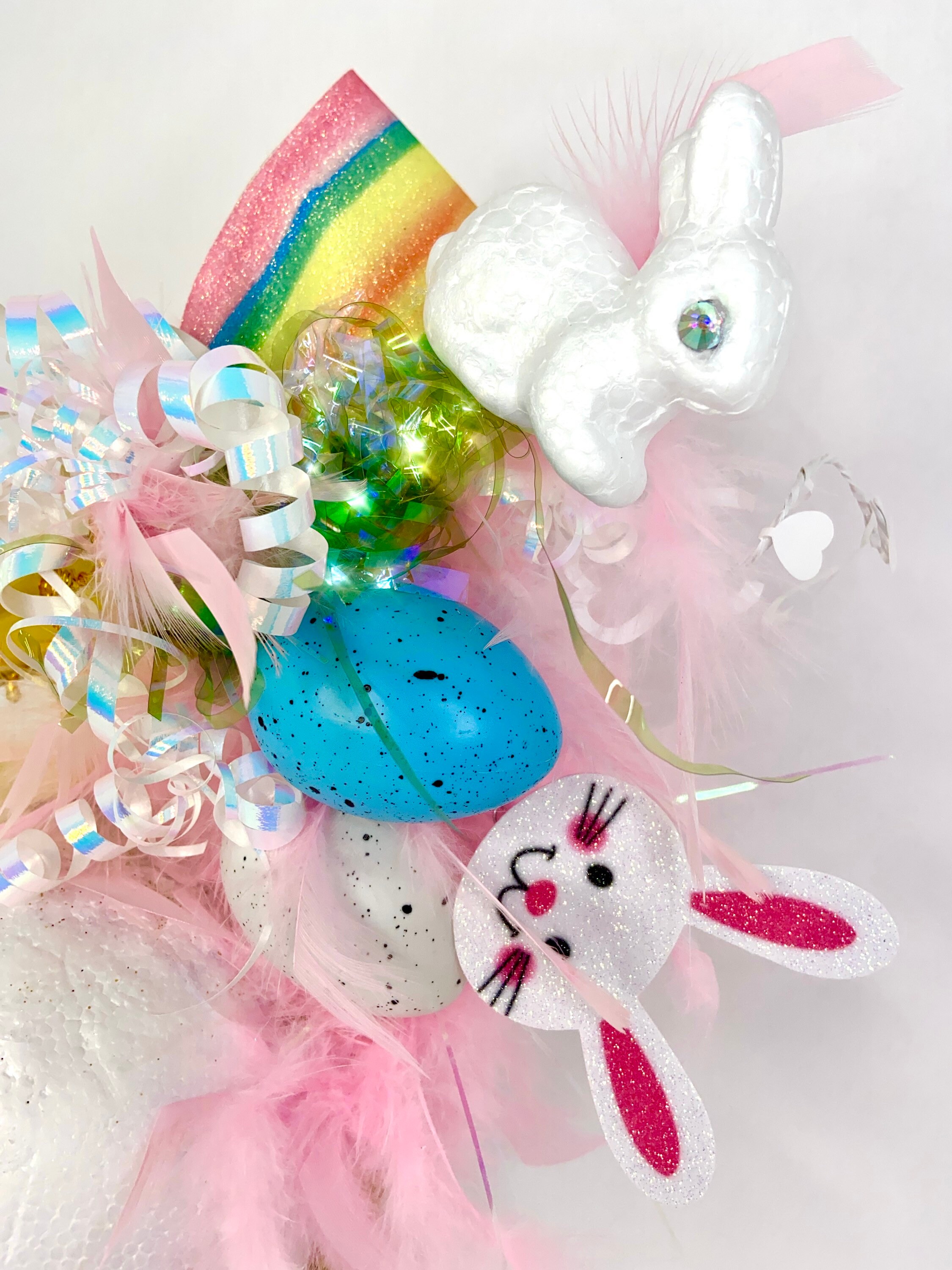Honey Bunny Hooray Easter Horn Headpiece, Headband, Fascinator - Etsy