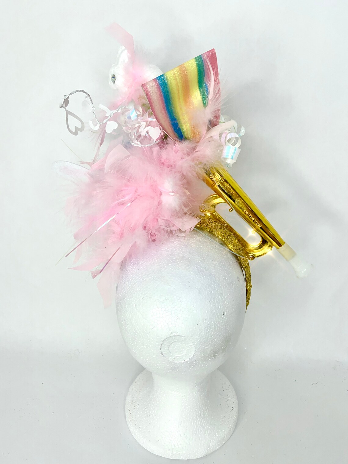 Honey Bunny Hooray Easter Horn Headpiece Headband Fascinator - Etsy