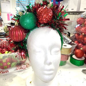 Custom Christmas Headpiece, Holiday Headband, Festive Fascinator - Etsy