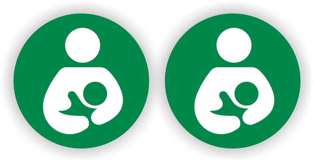 Breastfeeding Room Door Sticker Set 2 Pieces - Etsy