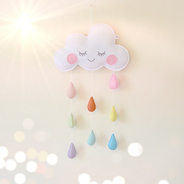 Rain Cloud Mobile - Etsy