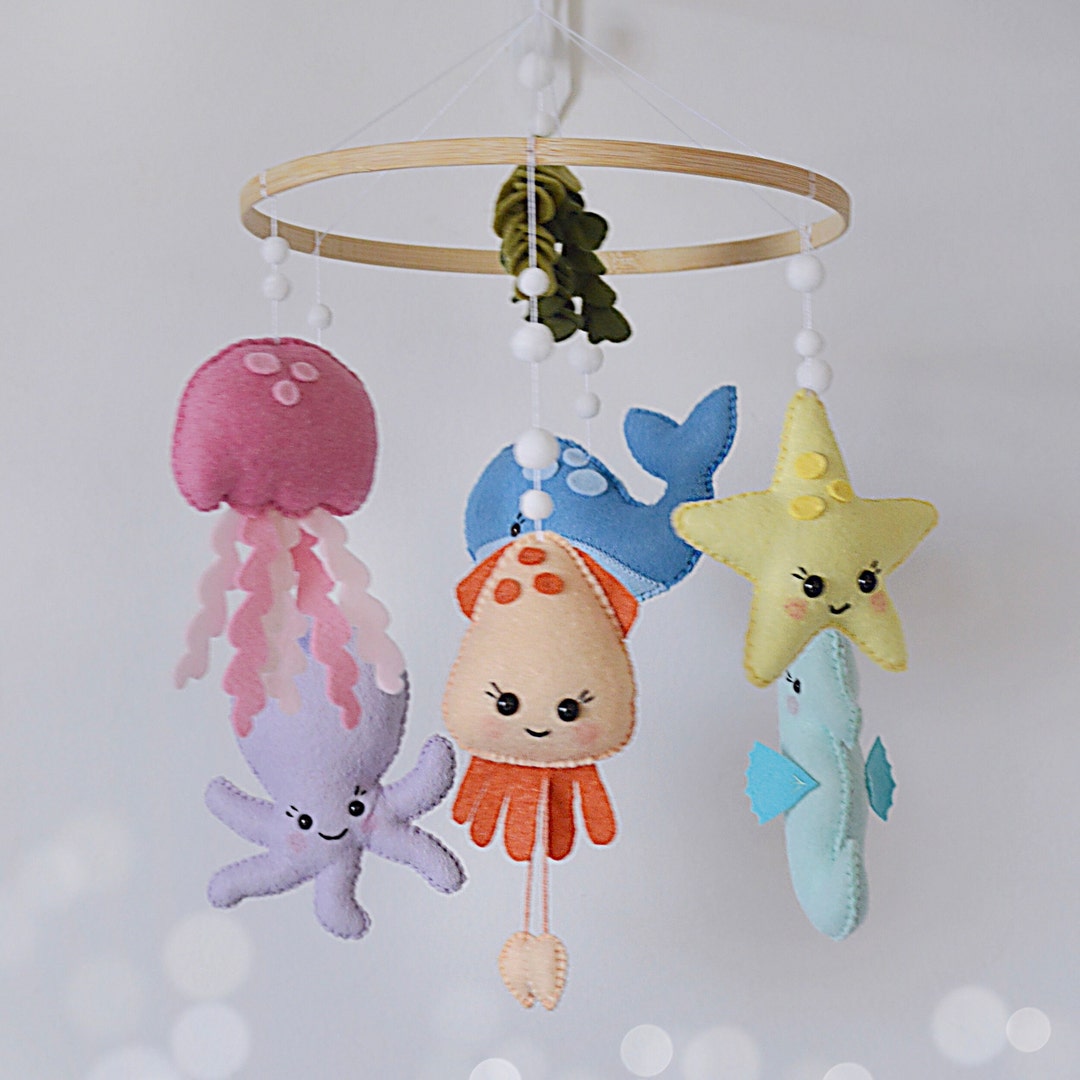 Sea Life Mobile Sea Baby Mobile Ocean Mobile Sea Nursery - Etsy
