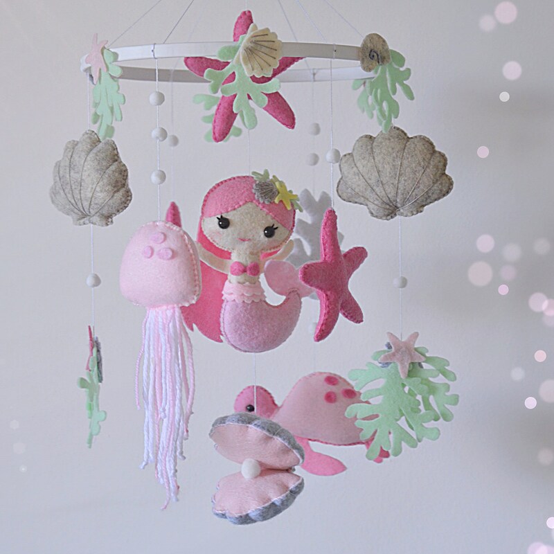 Mermaid Baby Mobile - Etsy