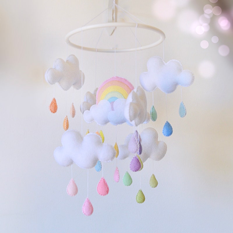 Rain Cloud Mobile - Etsy
