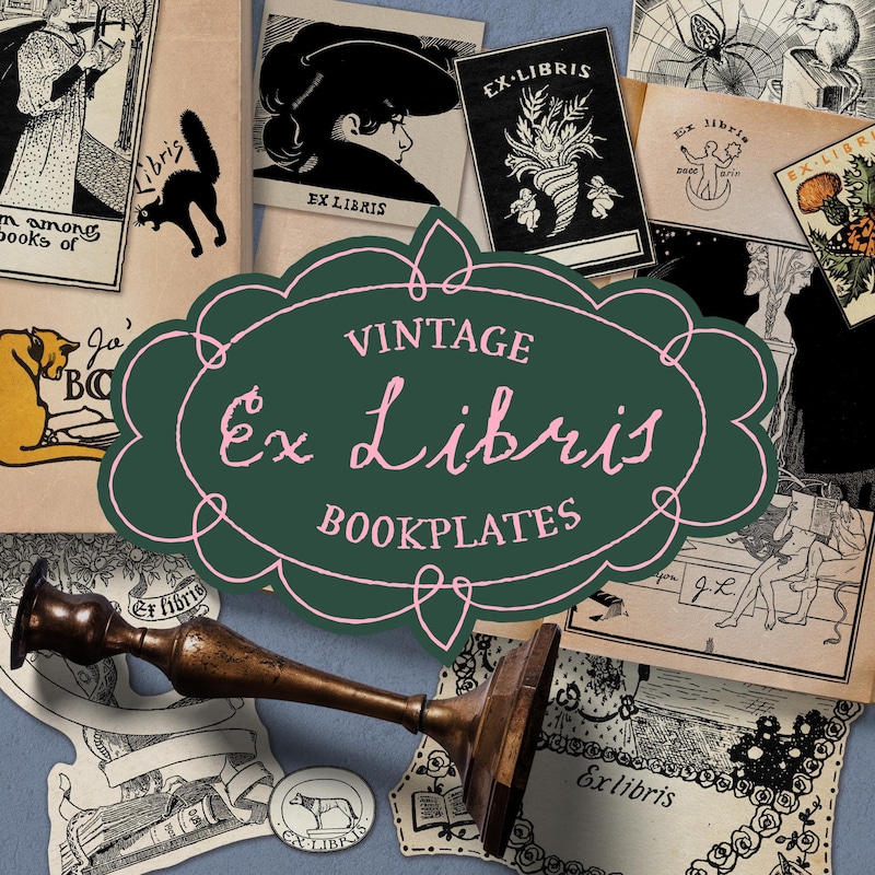 Digital Bookplates - Etsy