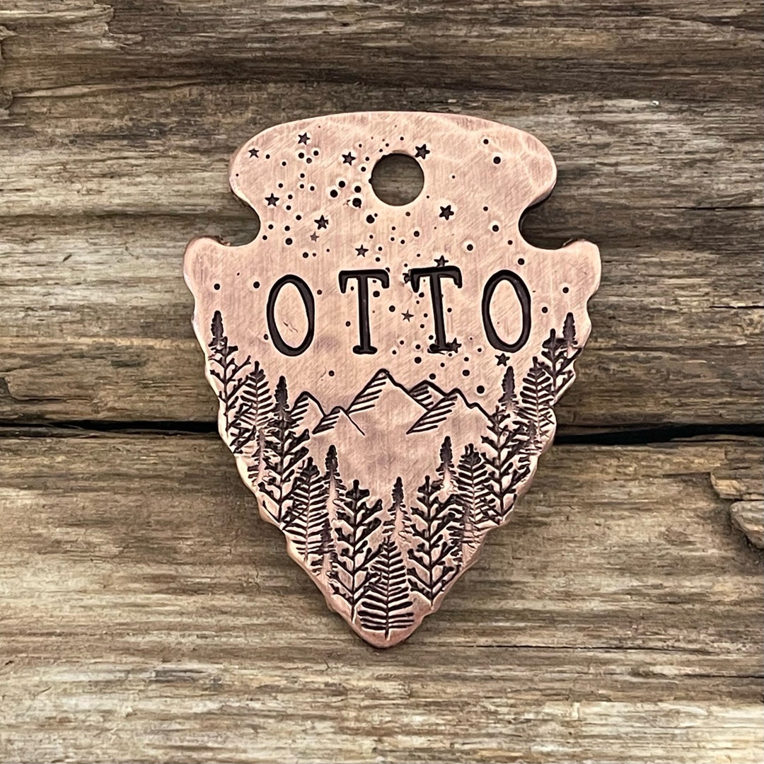 Arrowhead Dog Tag, Pet ID Tag, Dog Tag, Dog Tag for Dogs, Mountain ...